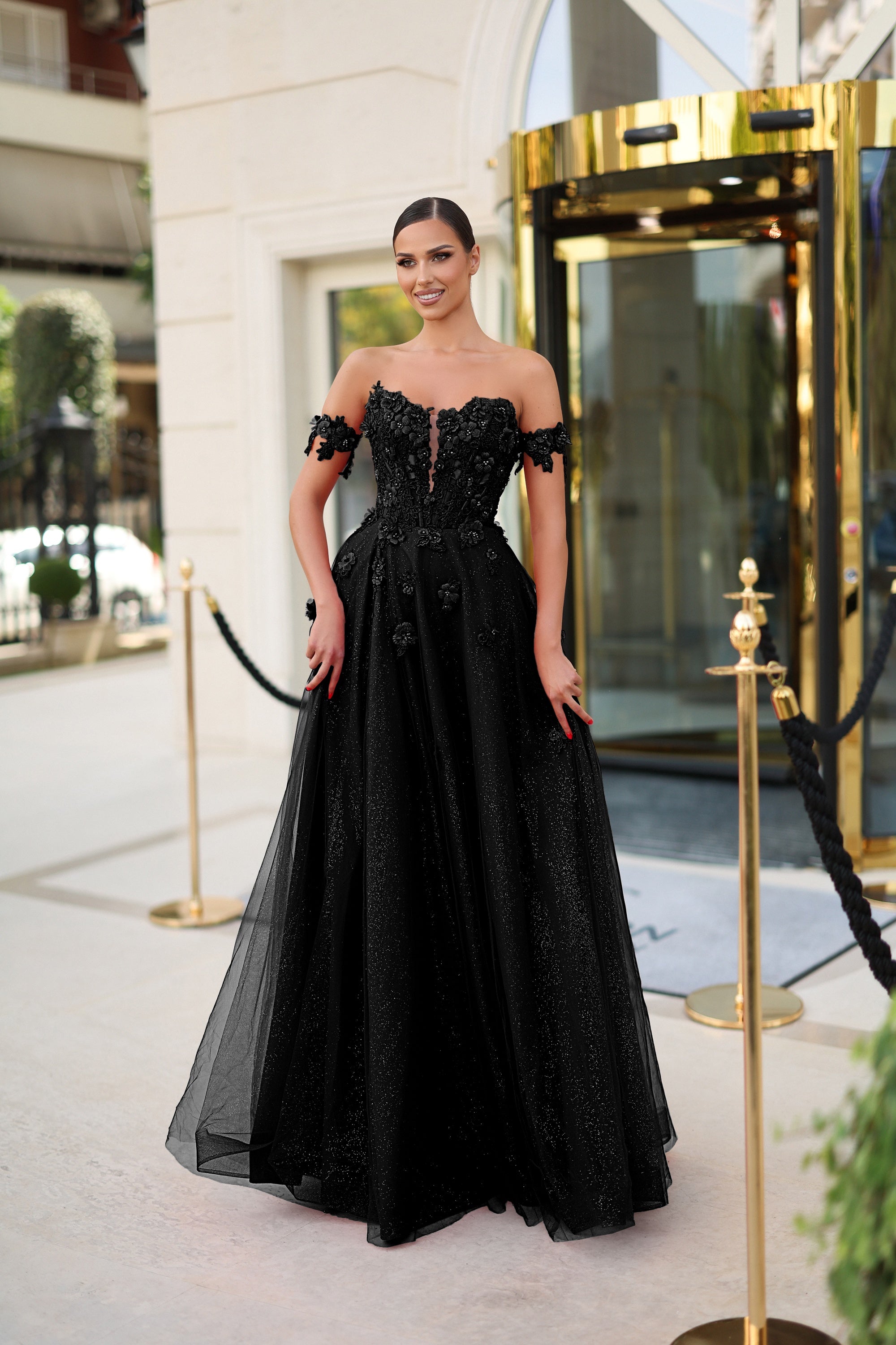 Tina Holly - Diane TK582 (Available in Emerald, Red, Royal Blue, Black – Runway7