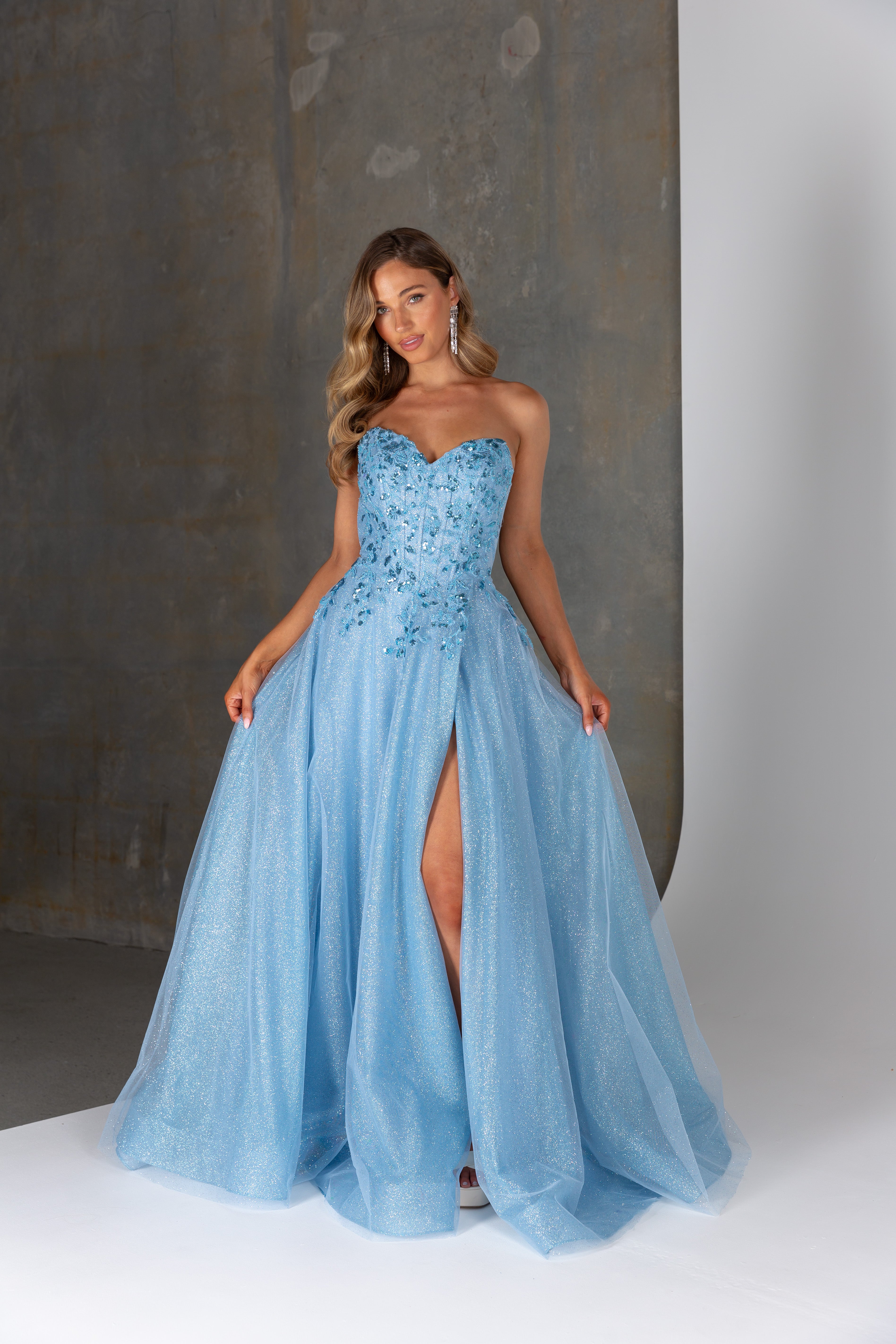 Tania Olsen Designs Haisley PO25168 (Available in Sky Blue and Cobalt ...